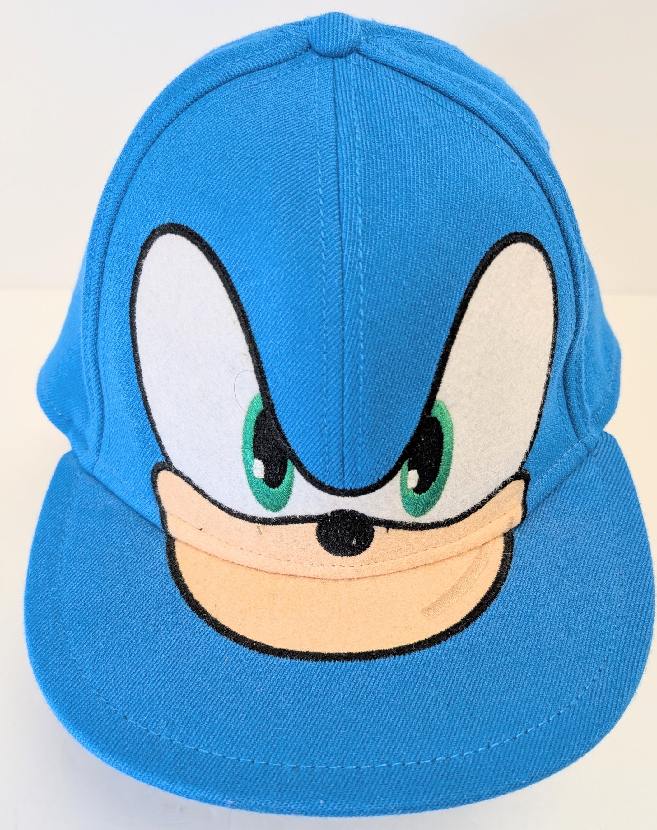 Sonic the hedgehog: Sonic face Flex flatbill cap – Mission Thrift Store ...